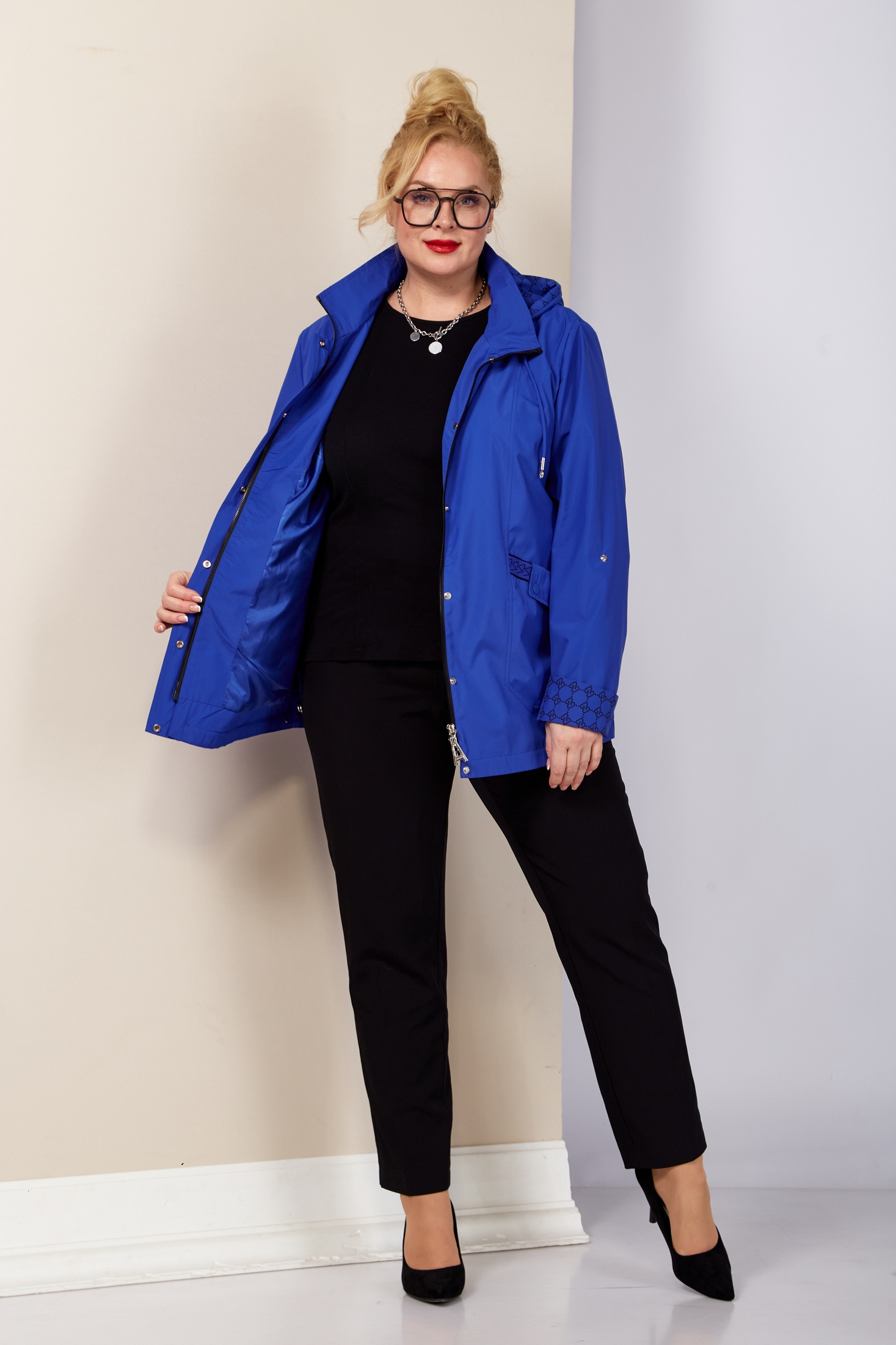 Куртка 2147 василёк Shetti купить - 6% скидка | в наличии